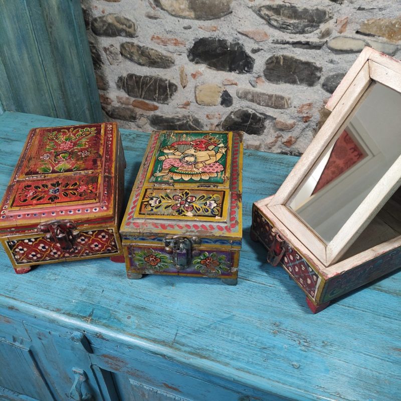 PORTAGIOIE INDIANO CON SPECCHIO - Emporio D'Oltremare